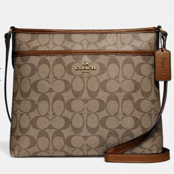 Coach | Bags | Coach File Crossbody In Signature Canvas | Poshmark